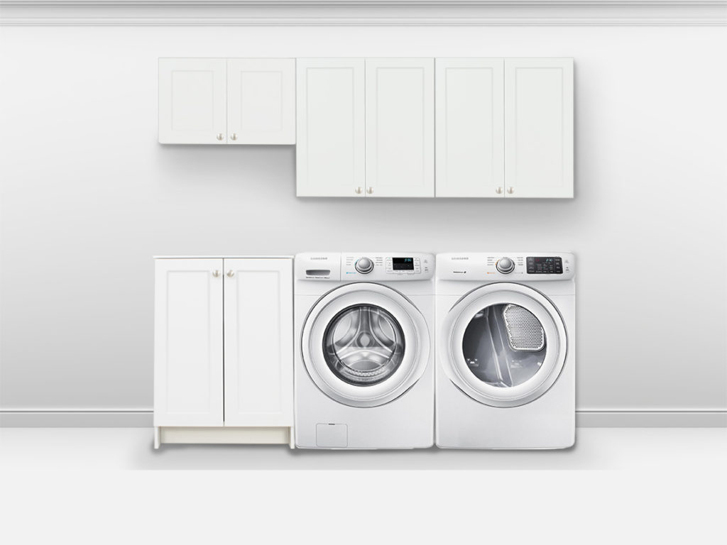 Laundry Cabinets Combos - Cabinetsmith Canadian Cabinet Manufacturer