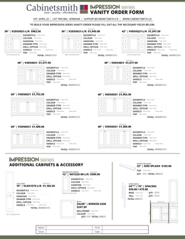 CS-Impression-Series-Vanity-Order-Form - Cabinetsmith Website
